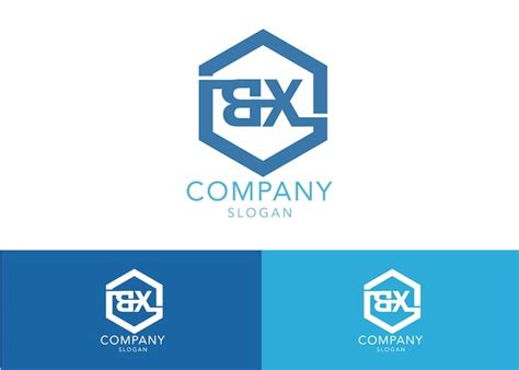 Premium Vector Modern Monogram Initial Letter Bx Logo Template