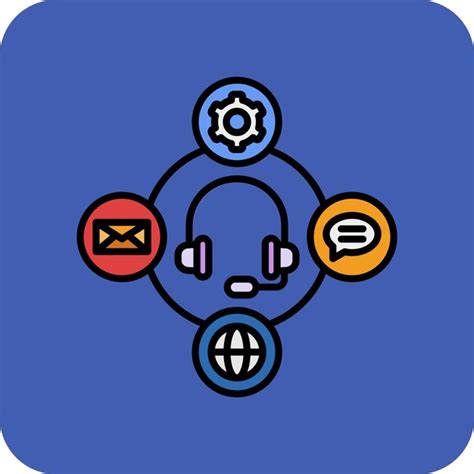 고객 서비스 아이콘 프리미엄 벡터