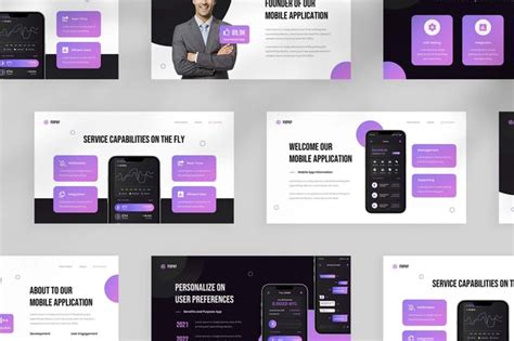Mobile App Powerpoint Template Incl Mobile And Technology Envato
