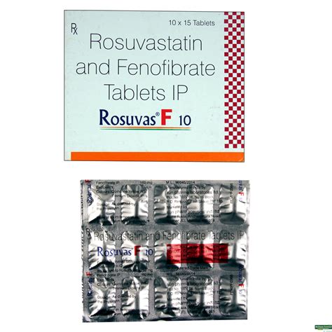 Buy Rosuvas F 20mg 10 Tablets Online At Best Prices Wellness Forever