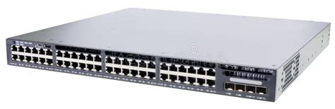 Network Switch Stock Photo Image Of Connector Plug 55130046