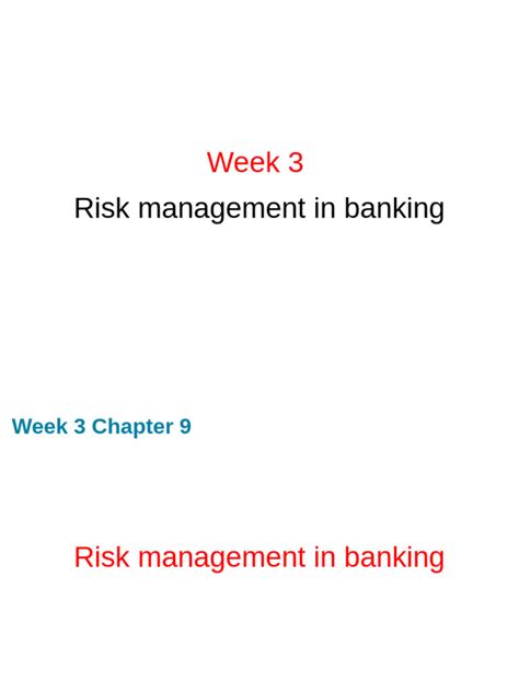Week 3 Lecture Slides Pdf Banks Interest