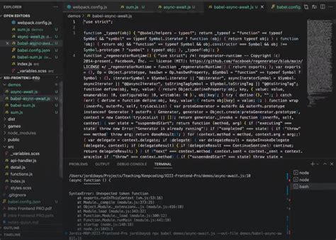 Crear Async Await Js Con Babel Gu A Pr Ctica