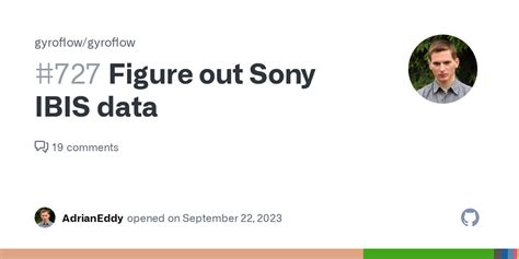 Figure Out Sony Ibis Data · Issue 727 · Gyroflowgyroflow · Github