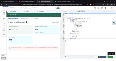 Varunesh B On Linkedin Codingchallenge Dsa Problemsolving Learningeveryday Geeksforgeeks