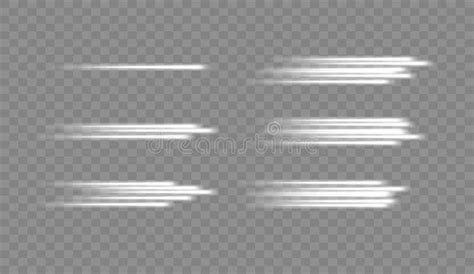 Glowing White Speed Lines Motion High Speed Speed And Blur Dynamic Lines Light Wave Stock