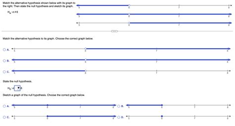 Solved Match The Alternative Hypothesis Shown Below With Its