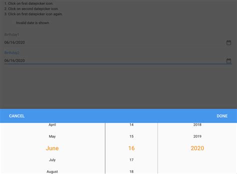 Edge Date Picker Bug In Modern Toolkit V70 Coding Ideas