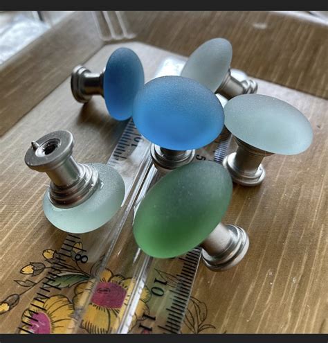 Home And Living Seaglass Drawer Knobs Cabinet Knobs Colorful And Fun