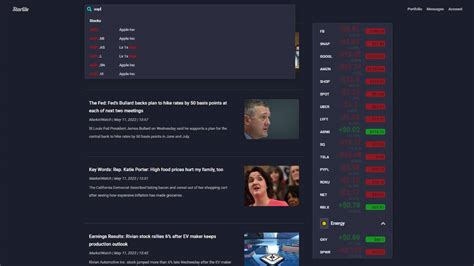 GitHub Lukeist Starlite Frontend A WebApp With Real Time Market Data Finnhub Io S API