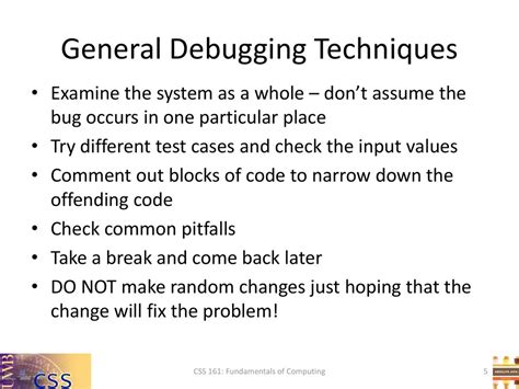 Css 161 Fundamentals Of Computing Ppt Download
