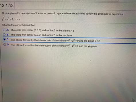 Solved Given A Geometric Description Of The Set Of Points In Chegg