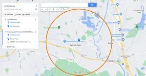 Drawing A Radius On Google Maps Easy Guide Drawing A Radius On Google Maps Easy Guide