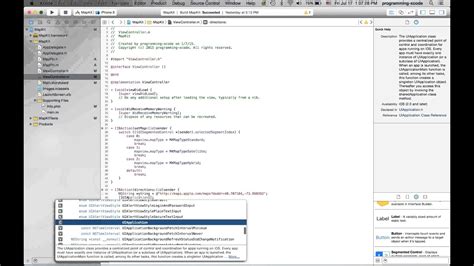 Ios Programming Mapkit Directions In Mapview Xcode 64 And Objective C