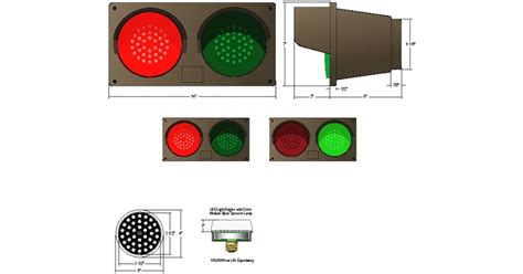 Led Traffic Control Signal 14x7 Anything Display