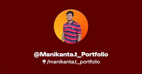 manikanta t portfolio linktree