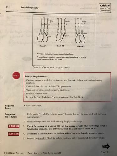 2 1 Use A Voltage Tester Flashcards Quizlet