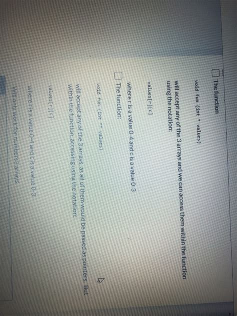 Solved 2 01 Point Given The Code Below Which Of The