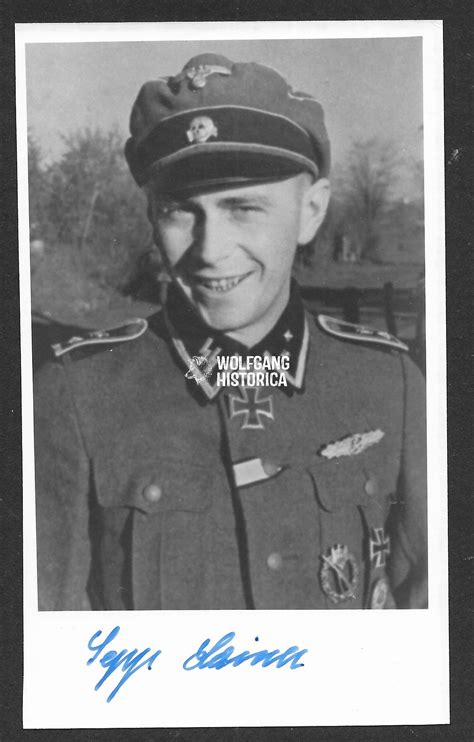 Josef “sepp” Lainer Ss Panzer Grenadier Regiment 4 “der Führer” Rk Nkig Wolfgang Historica