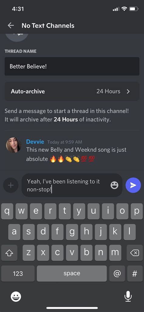 How To Create A Conversation Thread In Discord