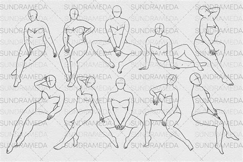 Procreate Plus Size Brushes Procreate Figure Poses Procreate Female Body Pose Procreate