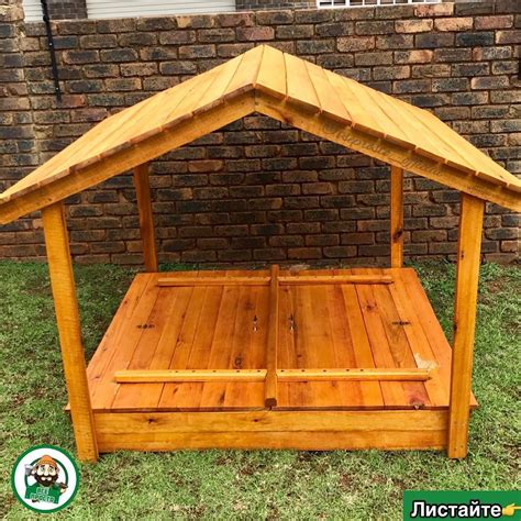 Песочница с лавочками и крышей своими руками см все фото 🌳 Vseprosto Official 🌳Сохраняйте📌