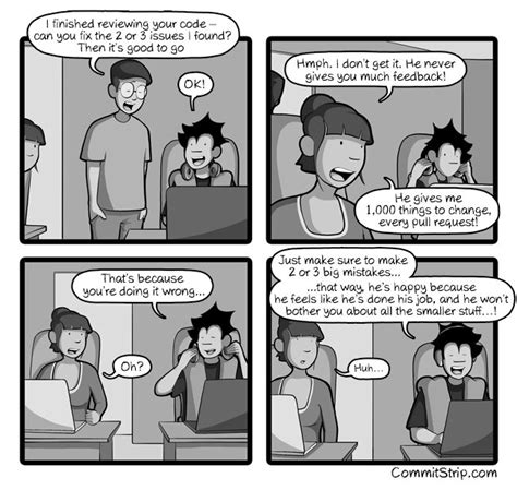 Commitstrip The Secret Of A Successful Code Review Security Boulevard