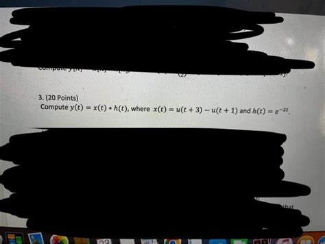 Solved 3 20 Points Compute Y T X T H T Where Chegg Com