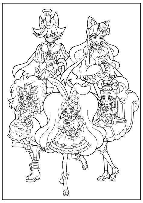 색의 블로그 기사 일람 미트 키 · Ma 우스의 작은 세계 塗り絵 プリキュア キャラクター 塗り絵 ぬり絵