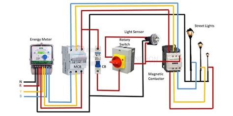 Street Light Sensor Wiring Connection Sensor Street Lam Electrician