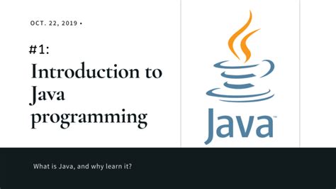 Learn Java From Scratch Introduction To Java Programming Learn To