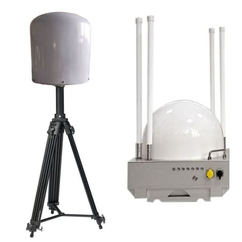 360 Degree Passive Anti Drone System 5km Radar Detection Jamming For