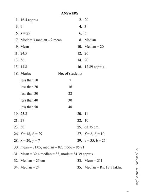 Class 10 Maths Statistics Notes All Important Notes