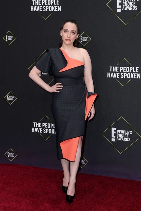 Kat Denning Kat Dennings Shoulder Dress Dress