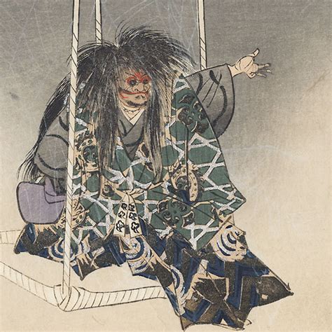 Tsukioka Kogyo 1869 1927 Tsuchigumo The Earth Spider Fuji Arts