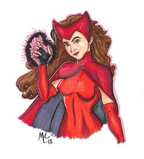Commission Scarlet Witch By Art Of Matthew On Deviantart