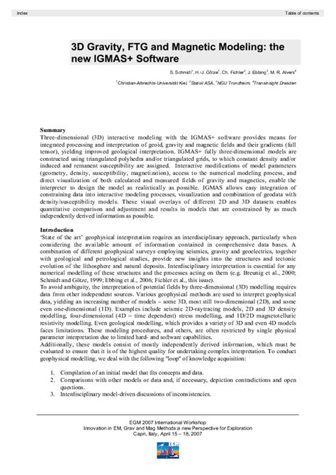 Pdf Igmas 3d Gravity And Magnetic Modeling Tool