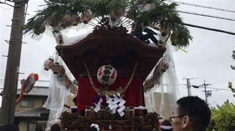 福田祭り2017 宮組 六社神社祭典 YouTube