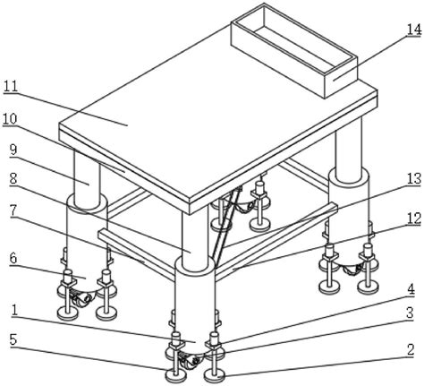 一种房建施工用登高脚手架的制作方法