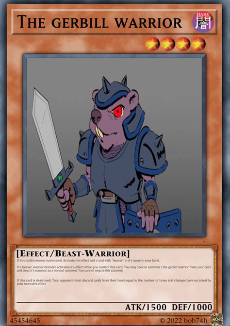 The Gerbill Warrior Rcustomyugioh