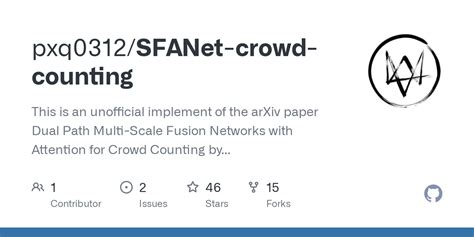 GitHub Pxq0312 SFANet Crowd Counting This Is An Unofficial Implement