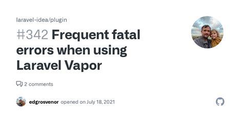 Frequent Fatal Errors When Using Laravel Vapor · Issue 342 · Laravel