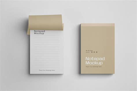 Notepad Mockup Set Sketchbook Behance