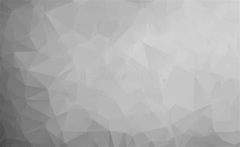 Vector Abstract Triangulated Pale Colorless Background Horizontal Dynamic Grey Pattern