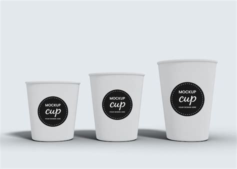 Premium Psd Coffee Cup Packaging Mockup