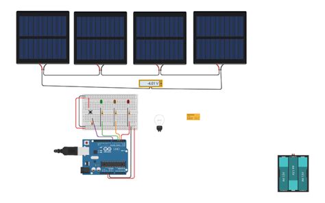 Circuit Design Feu Tricolore Tinkercad