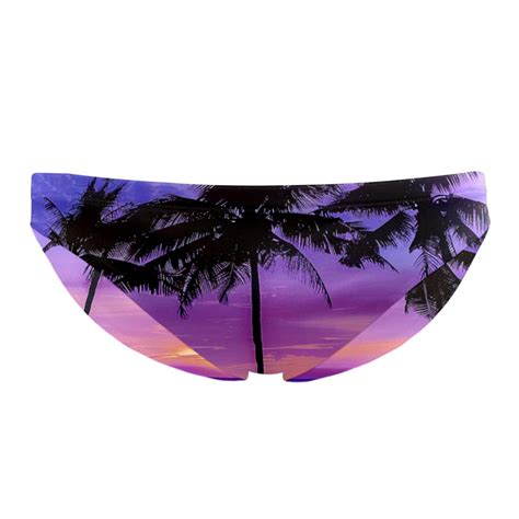 Swim Jammers For Men Mens Athletic Swimwear Briefs Coconut Tree