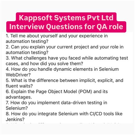 Software Testing Jobs Subhasish Mishra Kappsoft Systems Pvt Ltd