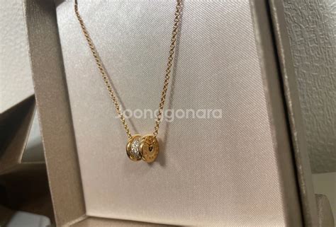 고퀄 비제로원 미니파베 로즈골드 목걸이팬던트 중고나라