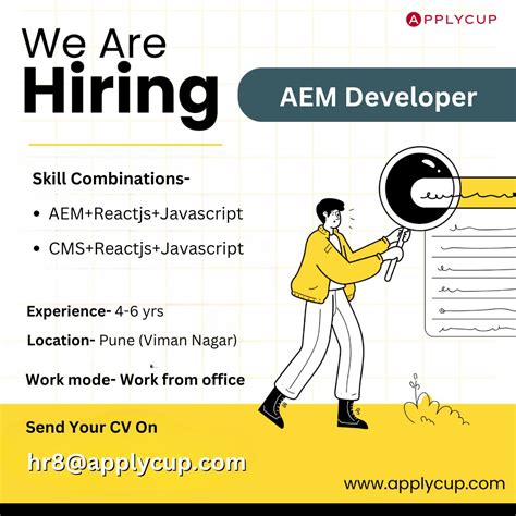 applycup hiring solutions recruitment and staffing agency on linkedin aemdeveloper reactjs
